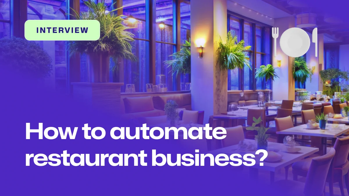 How a Modern Restaurant Works: Operations and Automation | dev.family